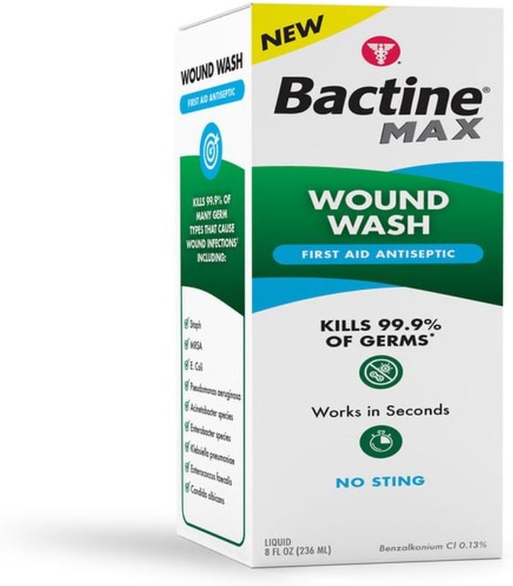 MAX, First Aid Antiseptic Wound Wash